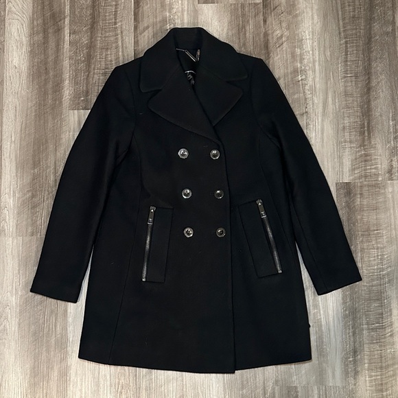 Trina Turk | Jackets & Coats | Trina Turk Wool Blend Military Double ...